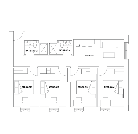 CampusOne Student Residence Floorplans