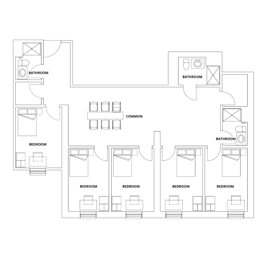 CampusOne Student Residence Floorplans